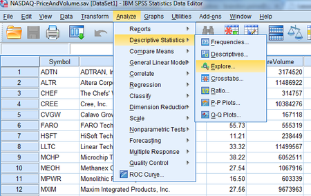 Software:SPSS-Mean Median Mode - BYU-I Statistics Text
